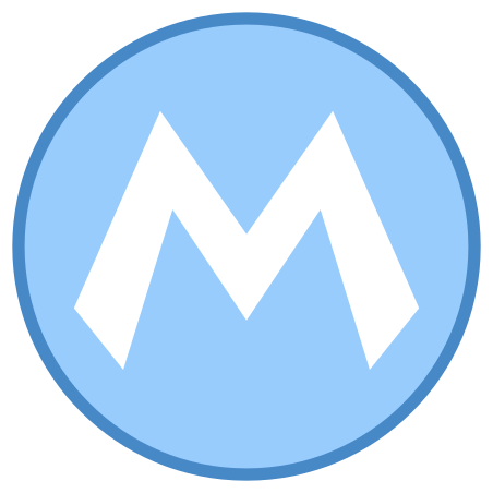 Mario icon in Blue UI Style