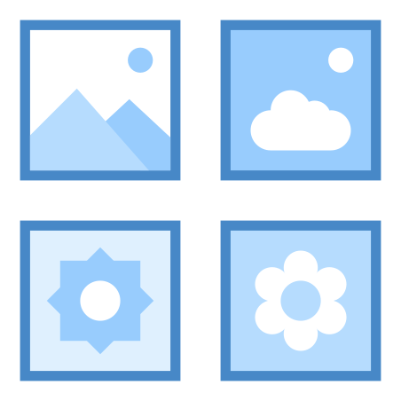 Medium Icons icon in Blue UI Style
