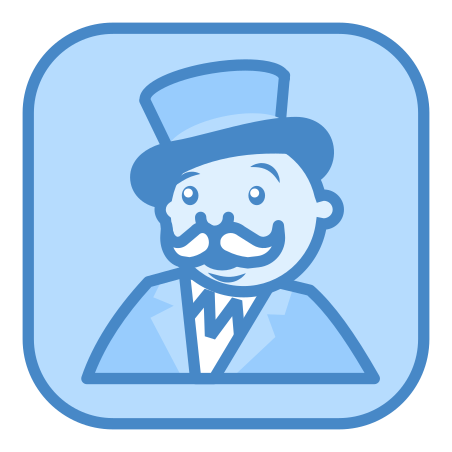 Monopoly icon in Blue UI Style