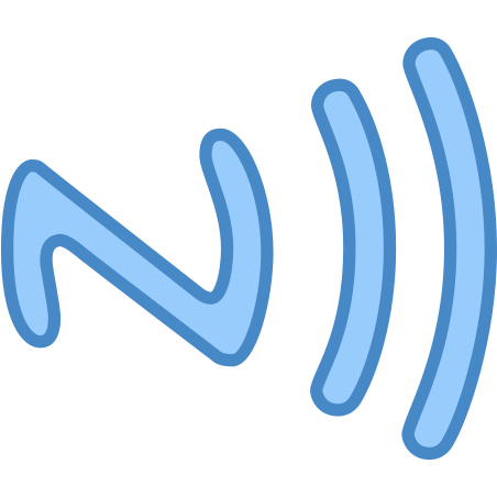 NFC Tag icon in Blue UI Style