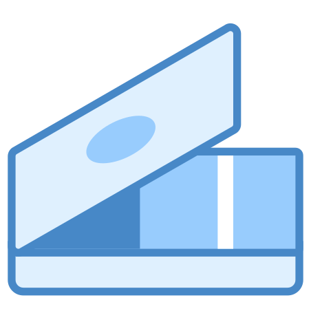 Scanner icon in Blue UI Style
