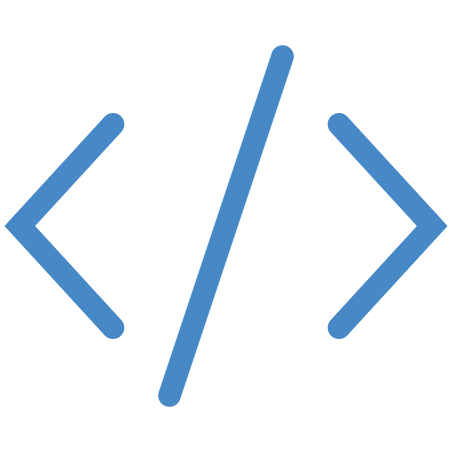 Source Code icon in Blue UI Style