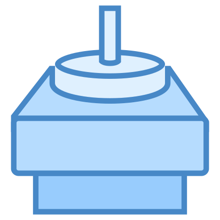 Stepper Motor icon in Blue UI Style