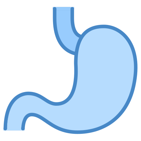 Stomach icon in Blue UI Style