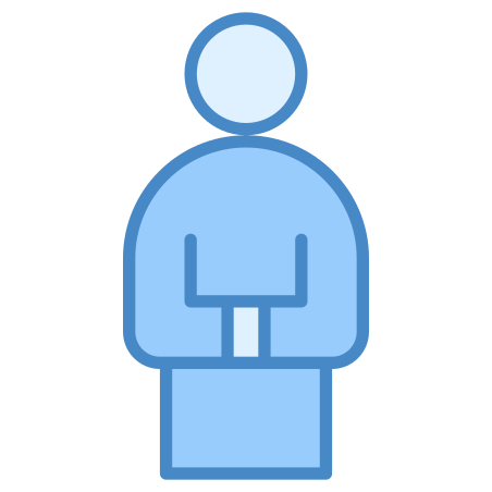 Straitjacket icon in Blue UI Style