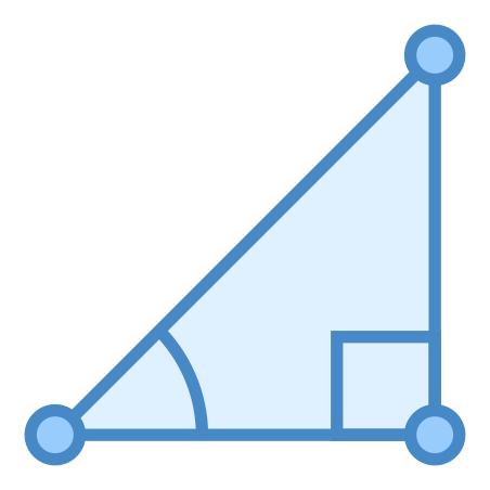 Trigonometry icon in Blue UI Style