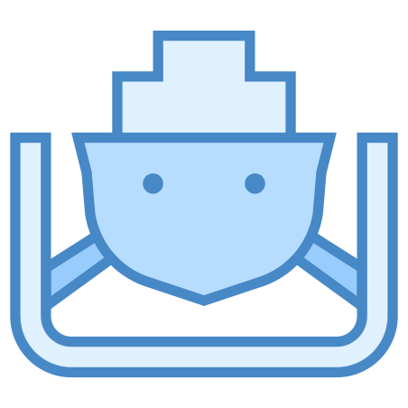 Wharf icon in Blue UI Style