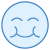 Fat Emoji icon in Blue UI Style