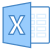 Microsoft Excel icon in Blue UI Style