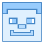 Minecraft Main Character icon in Blue UI Style