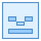 Minecraft Skeleton icon in Blue UI Style