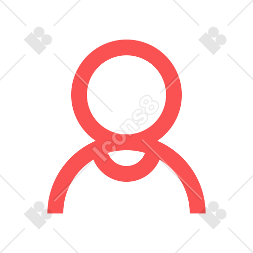 People Icon Png Red