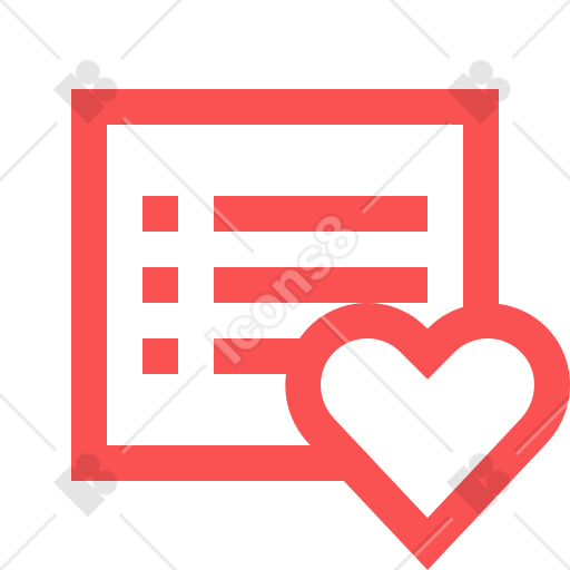 Red List Icon Png